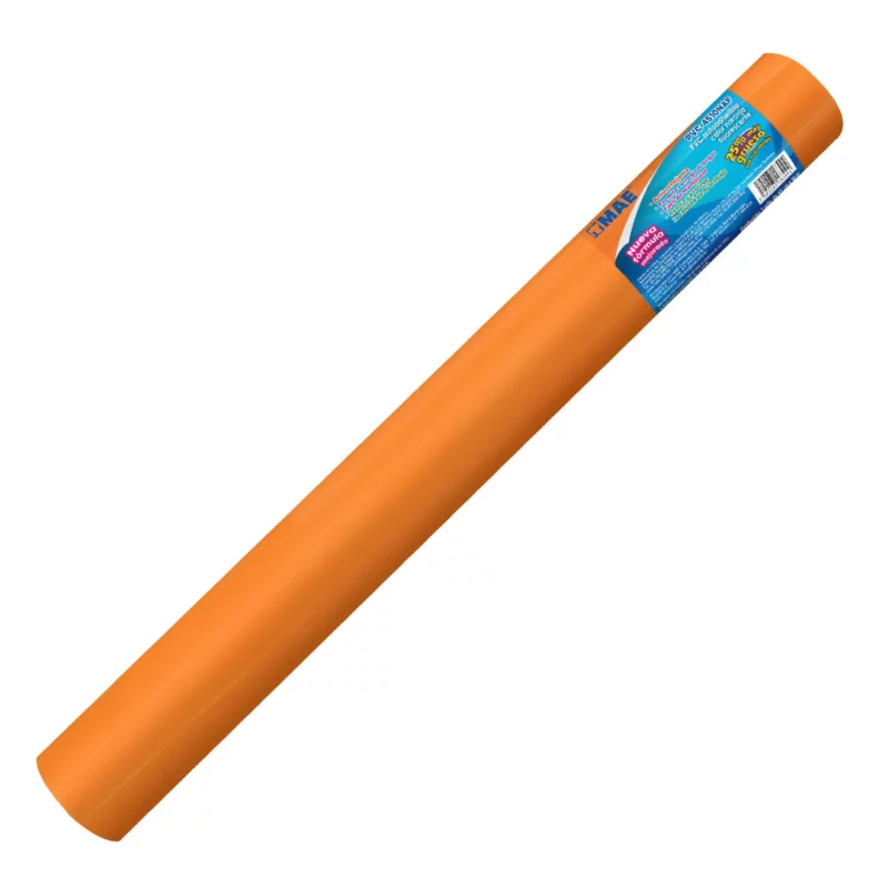 PLASTICO PVC MAE 45X10 NARANJA FLUORESCENTE - Super papelera